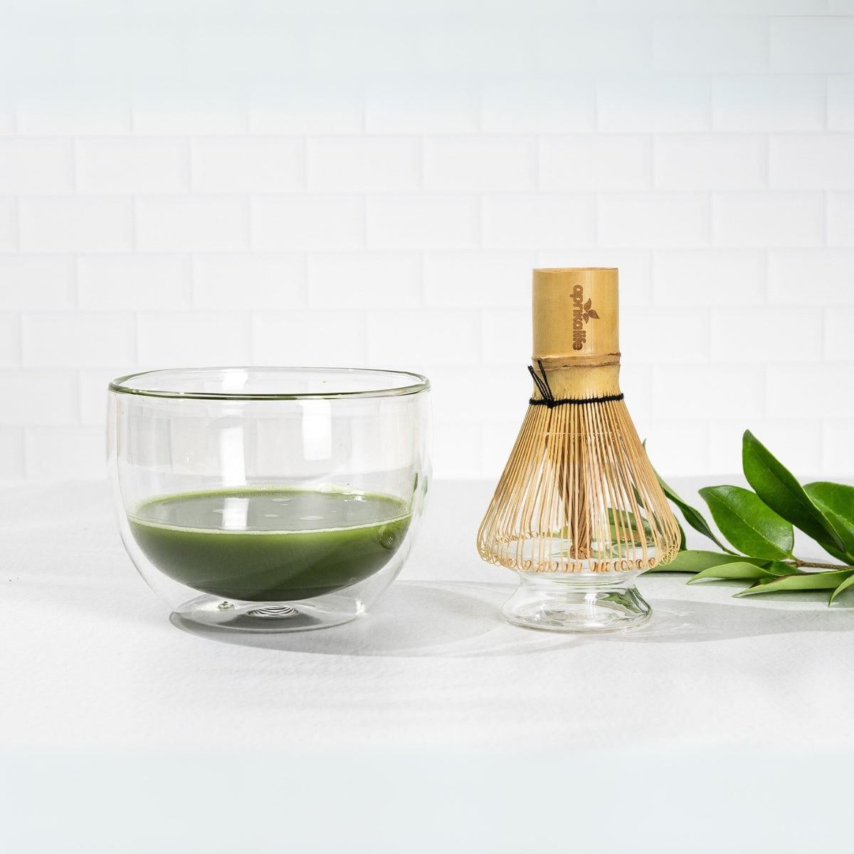 Double Sided Glass Matcha Set – Aprika Life